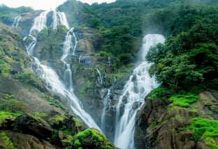 Dudhsagar and Hivre Waterfall Trekking in Goa | Adventure Nation